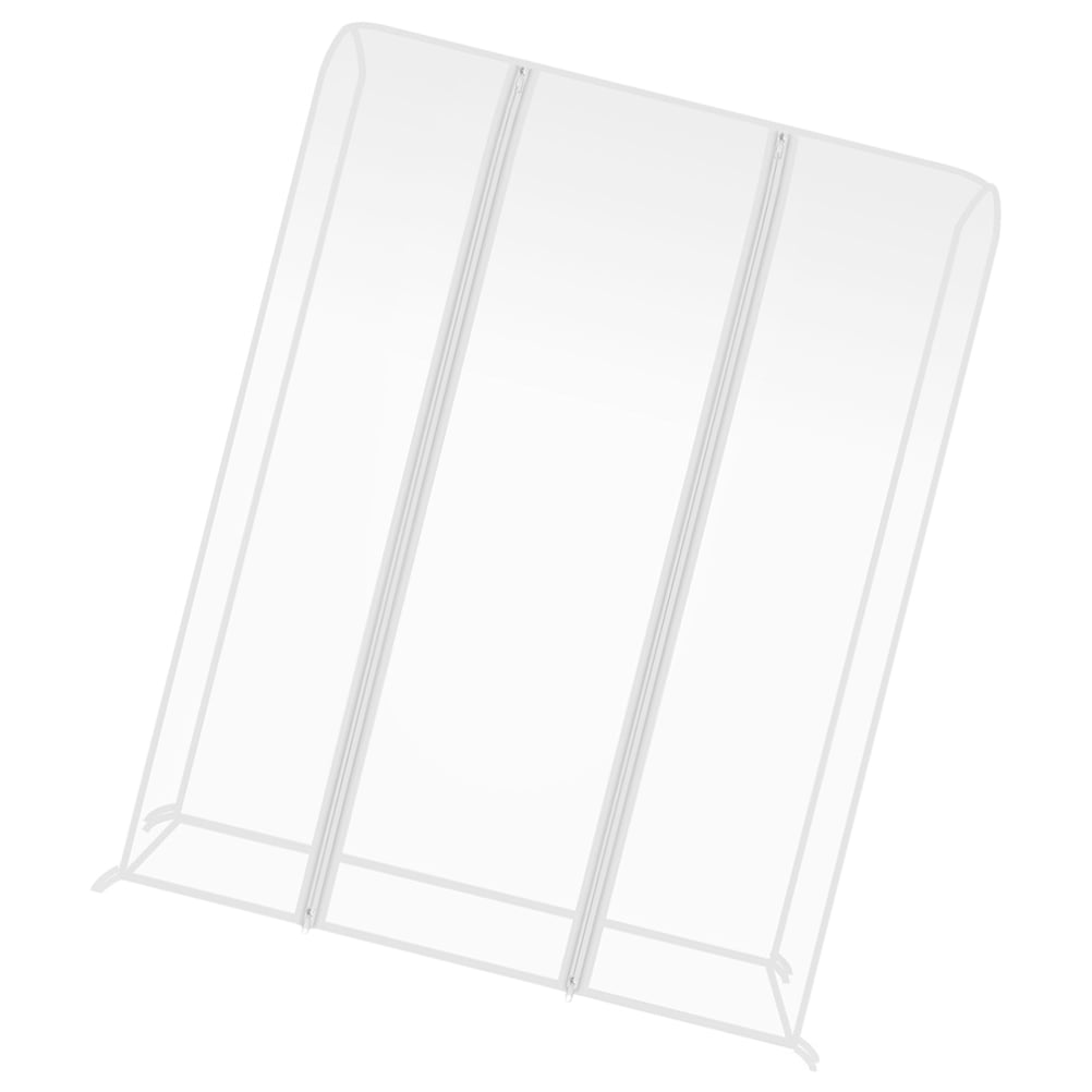 Clear Zipper Garment Rack Cover Clothes Rack Dust Cover Clothes Rack ...