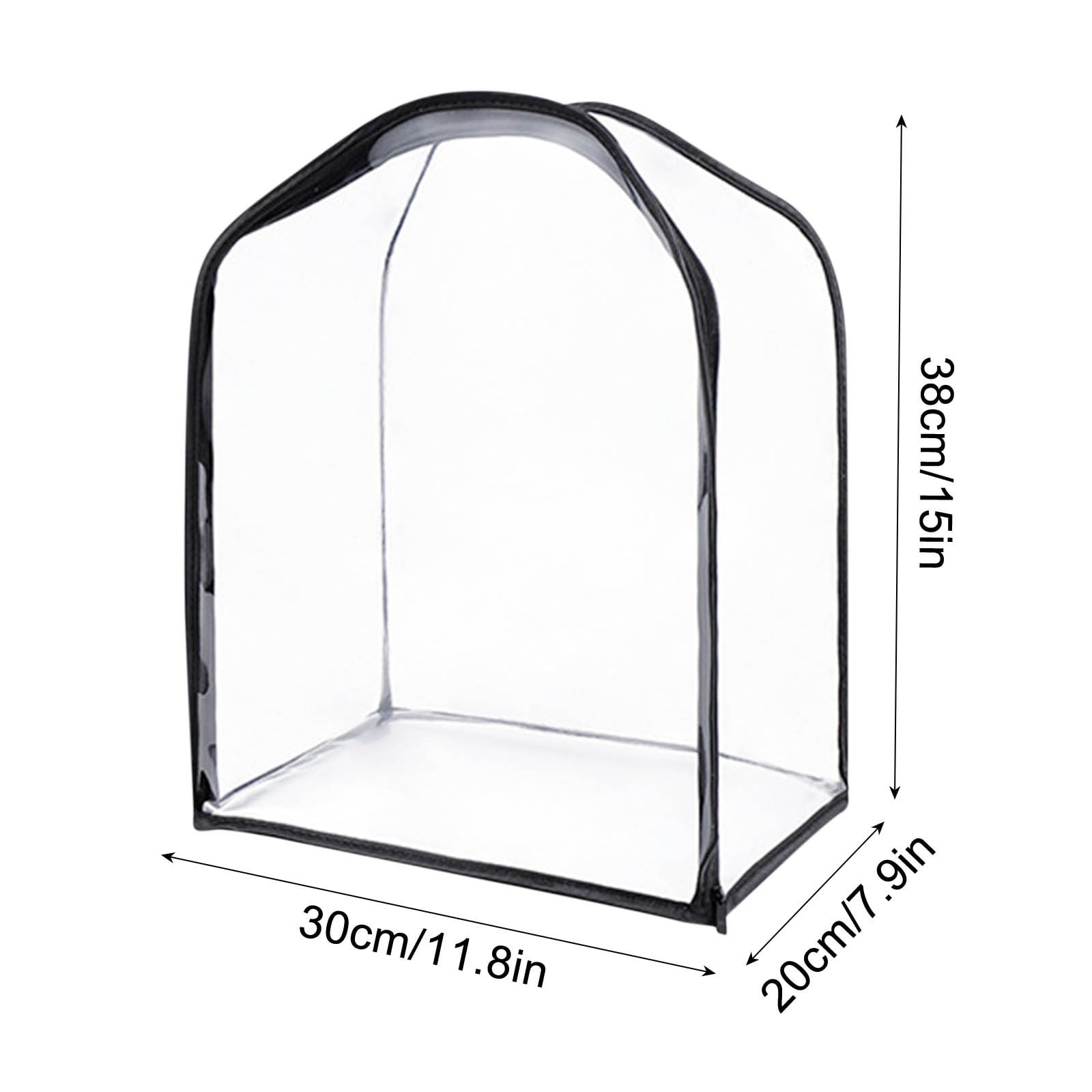 Clear Zipper Storage Bags Transparent Large Capacity Bag Storage Bag ...