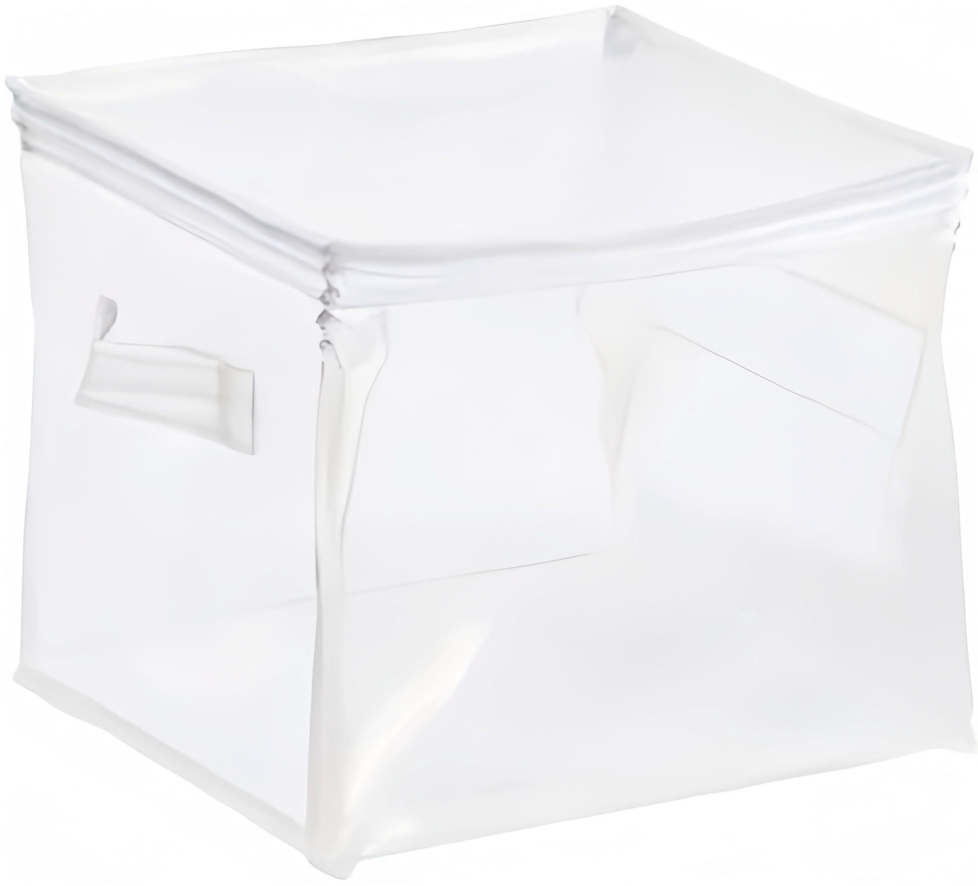 Clear Zippered Storage Bags 3-Pack, Stackable Closet Organizer Bins for ...