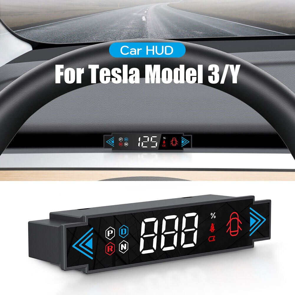 Clear and Visible Data Display with For Tesla Model 3/Y HUD Head Up ...