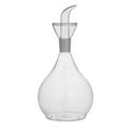 Clear glass olive oil dispenser bottle - oil and vinegar do not need ...