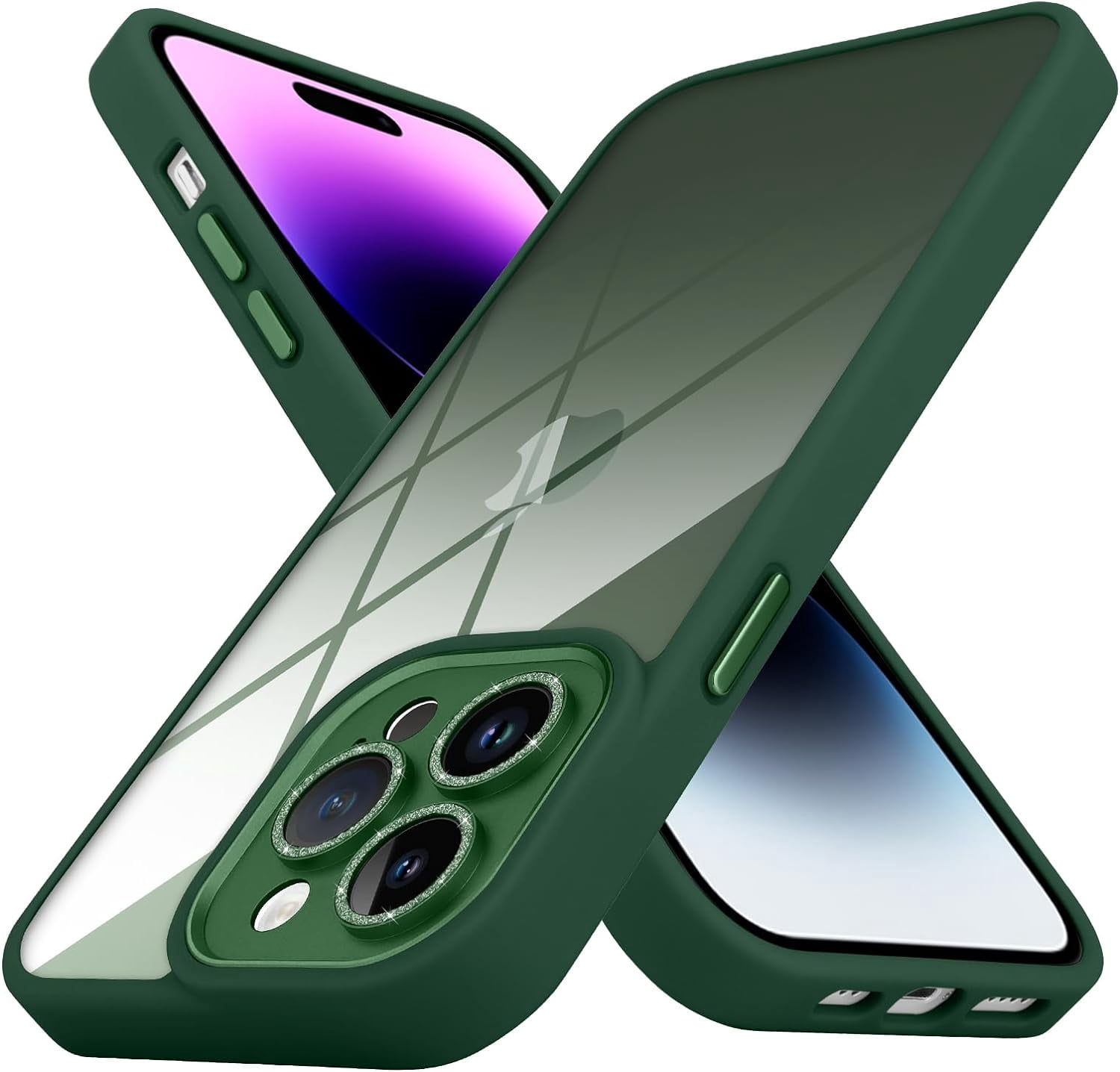 Clear for iPhone 14 Pro Max Case [10FT Grade Drop Tested] Purple ...