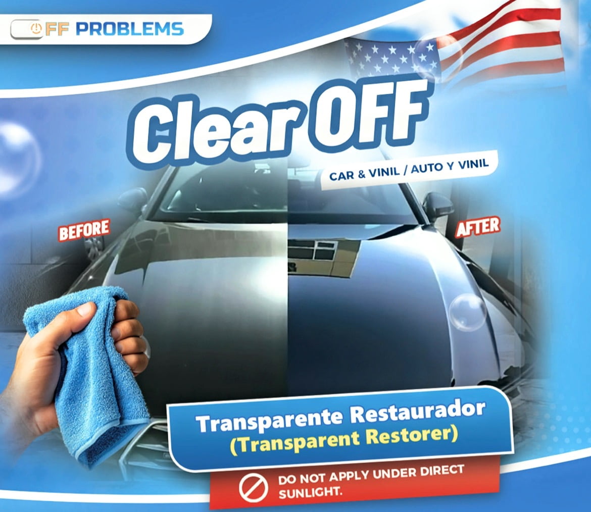 Clear off Clear Off, the specialized product for restoring shine and ...
