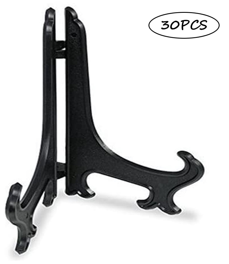 Clear plastic easels, plate stand, plate holder, foldable plate stand ...