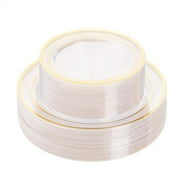 Exquisite Tinted Plastic Wedding Plates, Fancy Disposable Plastic ...