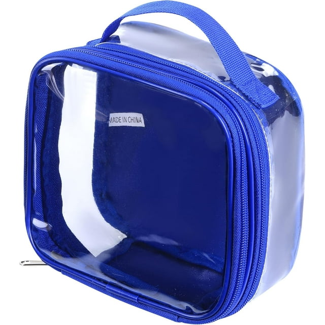 Clear pouches for travel see through Organizer reusable airport ...