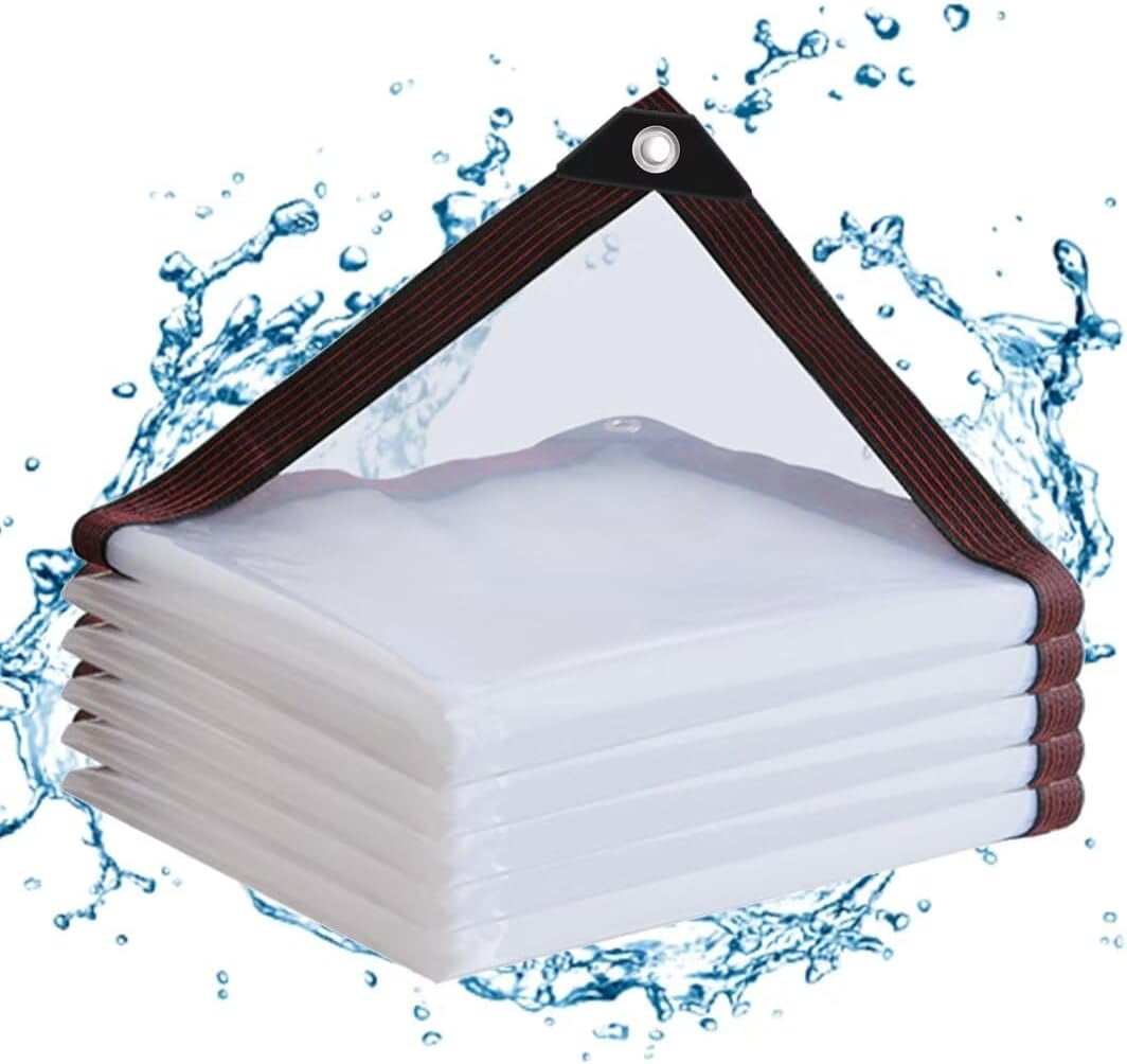 Clear tarp, tarp Waterproof, Outdoor tarps with Grommets ,Heavy Duty ...