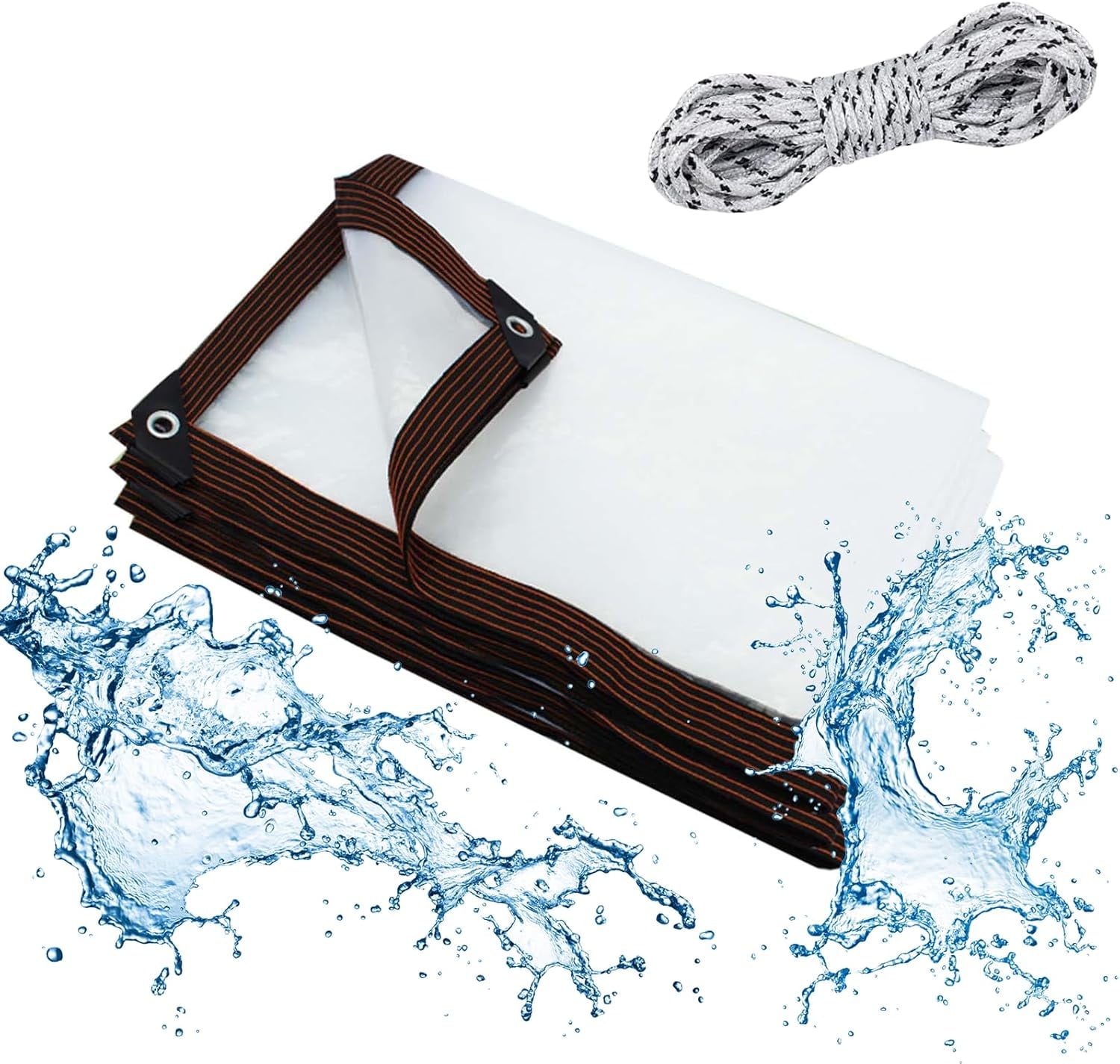 Clear tarp, tarp Waterproof, Outdoor tarps, for Outdoor Garden Cover ...