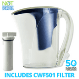 Clear2O Advanced Water Filter Pitcher CWS100 - Space Saver, Fridge ...