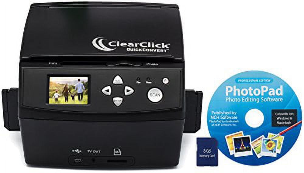 ClearClick 20 MP QuickConvert Photo, Slide, and 35mm Negatives To ...