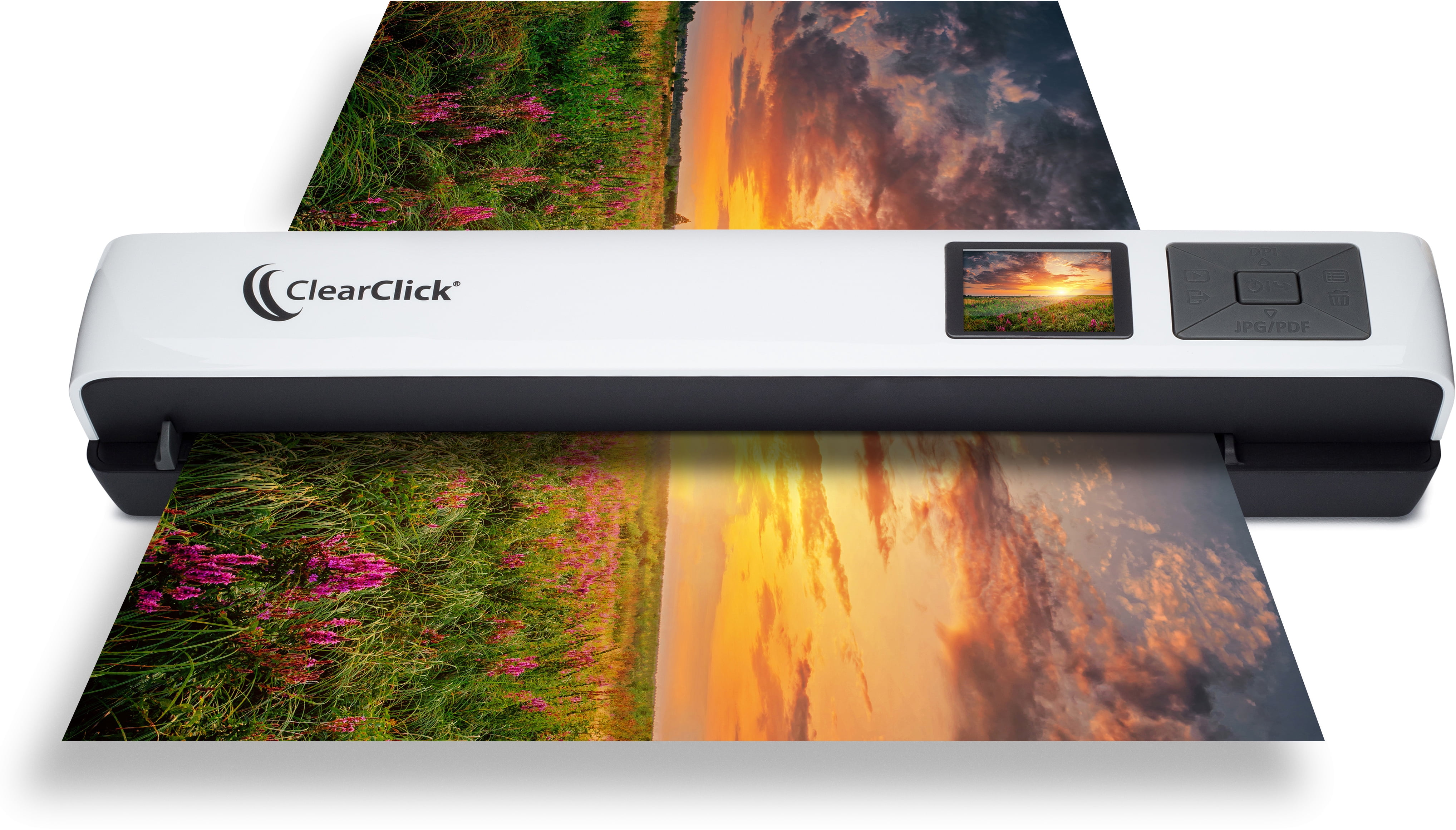 ClearClick Photo & Document Scanner with 1.45" Preview Screen - Ultra ...