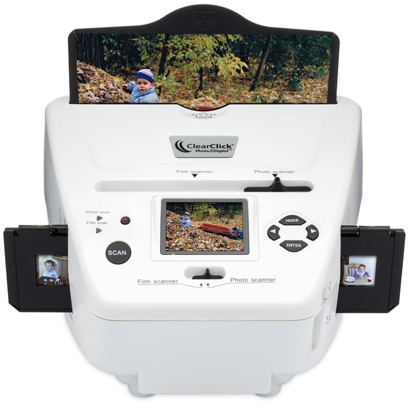 ClearClick Portable Photo, Slide, Film Scanner with USB, 4GB Memory ...