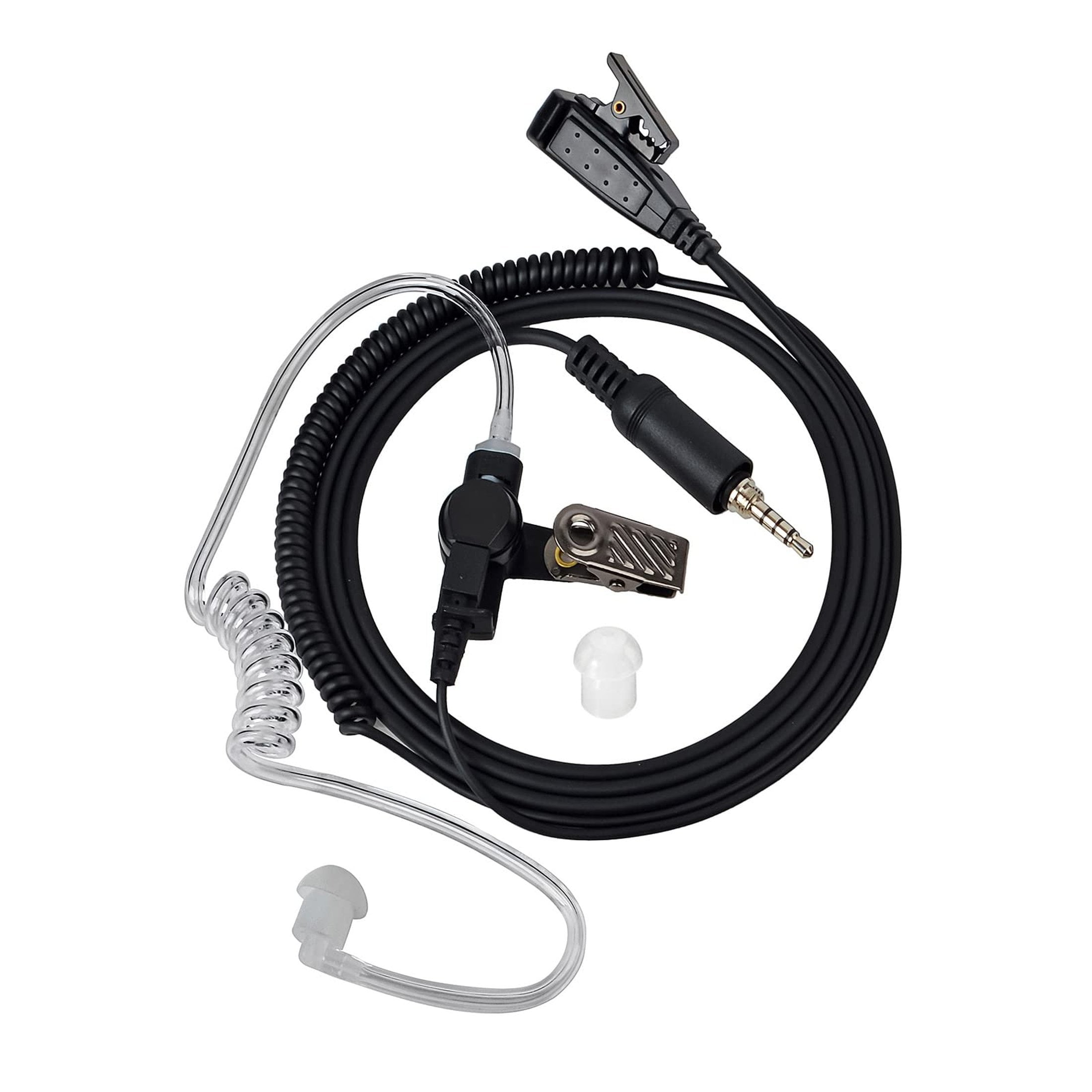 ClearCoil Radio Surveillance Headset with Acoustic Earpiece Audio Kit ...