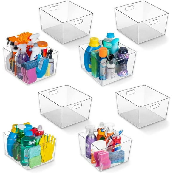 Open Plastic Storage Bins