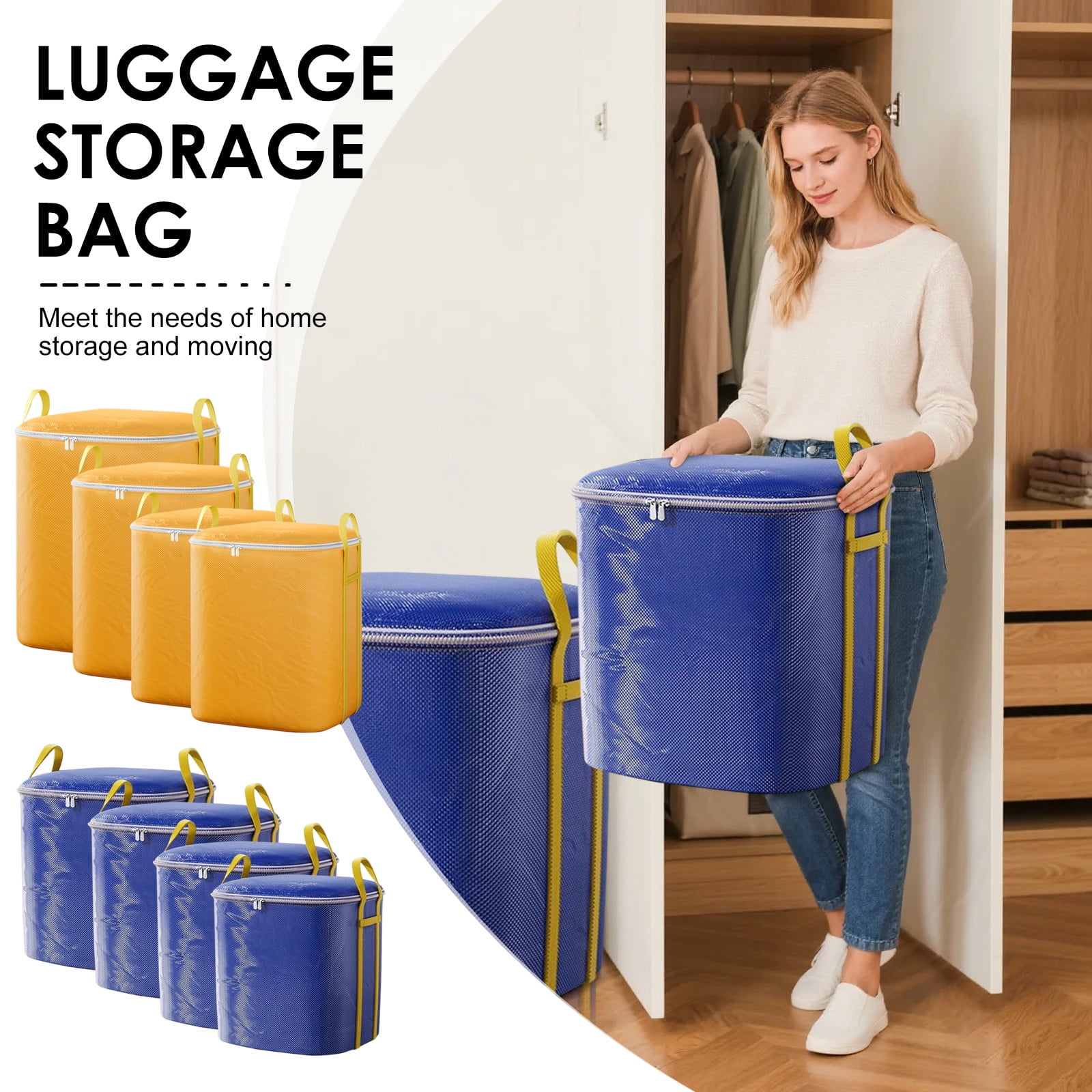 ClearSpace Extra Heavy Duty Moving Bags with Zipper, 1 Pack – Extra ...