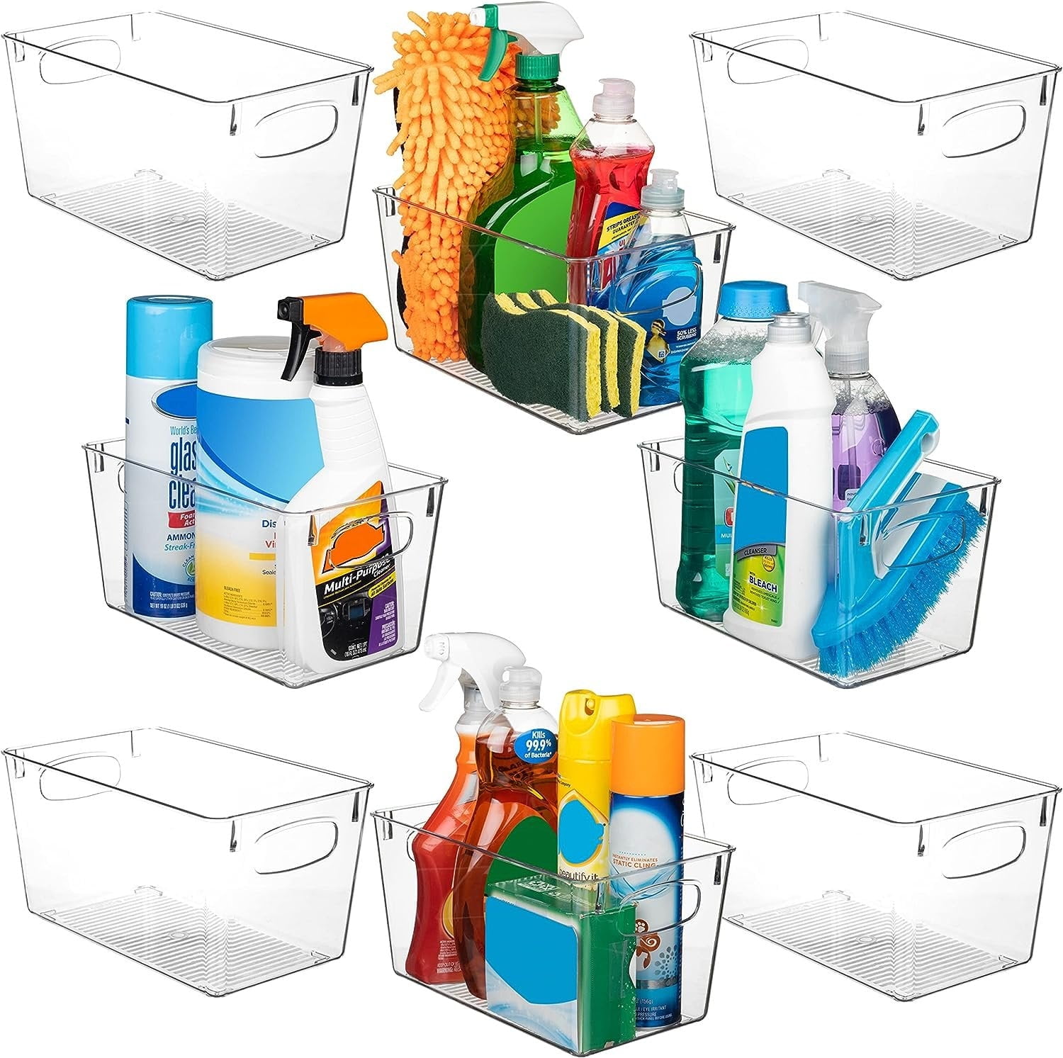 Clearspace Plastic Storage Bins Perfect Kitchen Organization Or Pantry