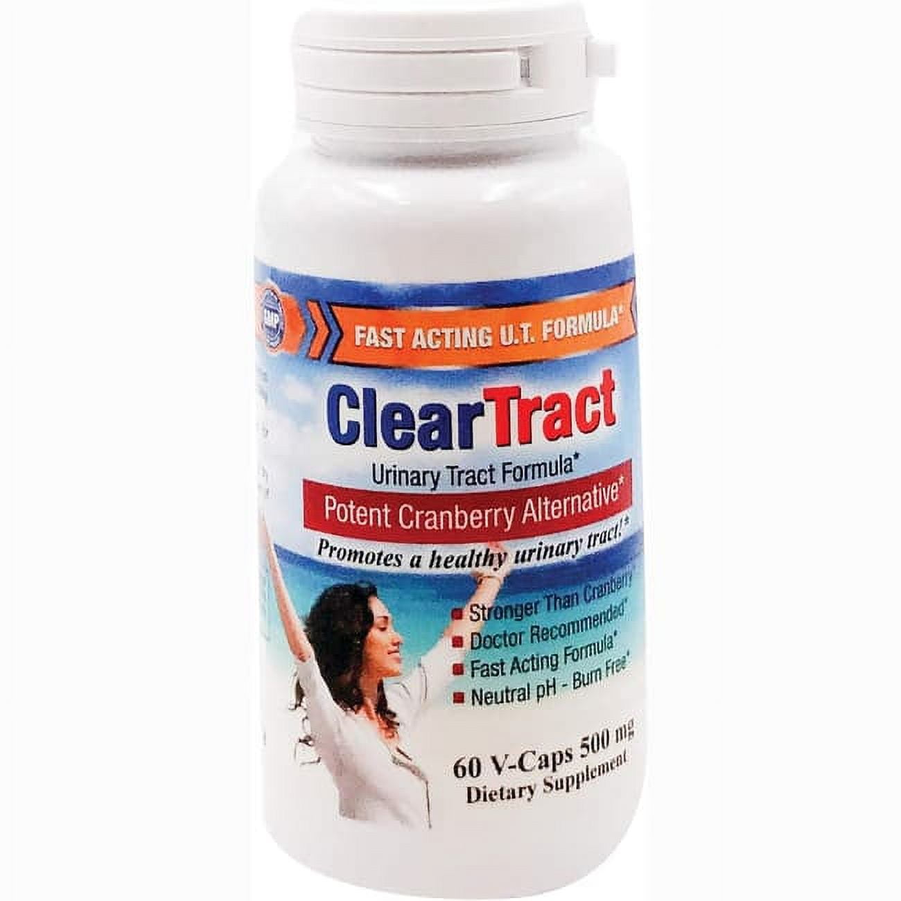 ClearTract D-Mannose Urinary Tract Formula 500 mg 60 Veg Caps - Walmart.com