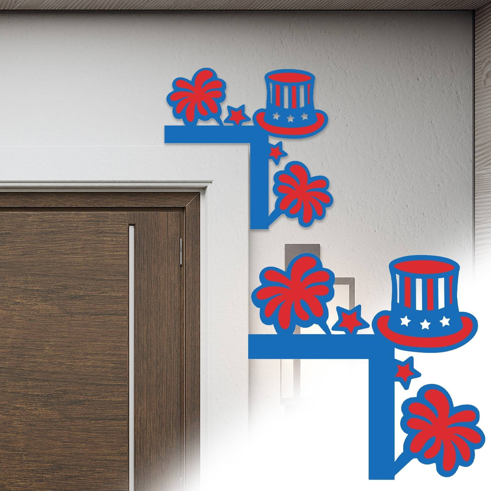 Clearanc Itime！Etsjal Independence Day Patriotic Door Corner Decoration ...