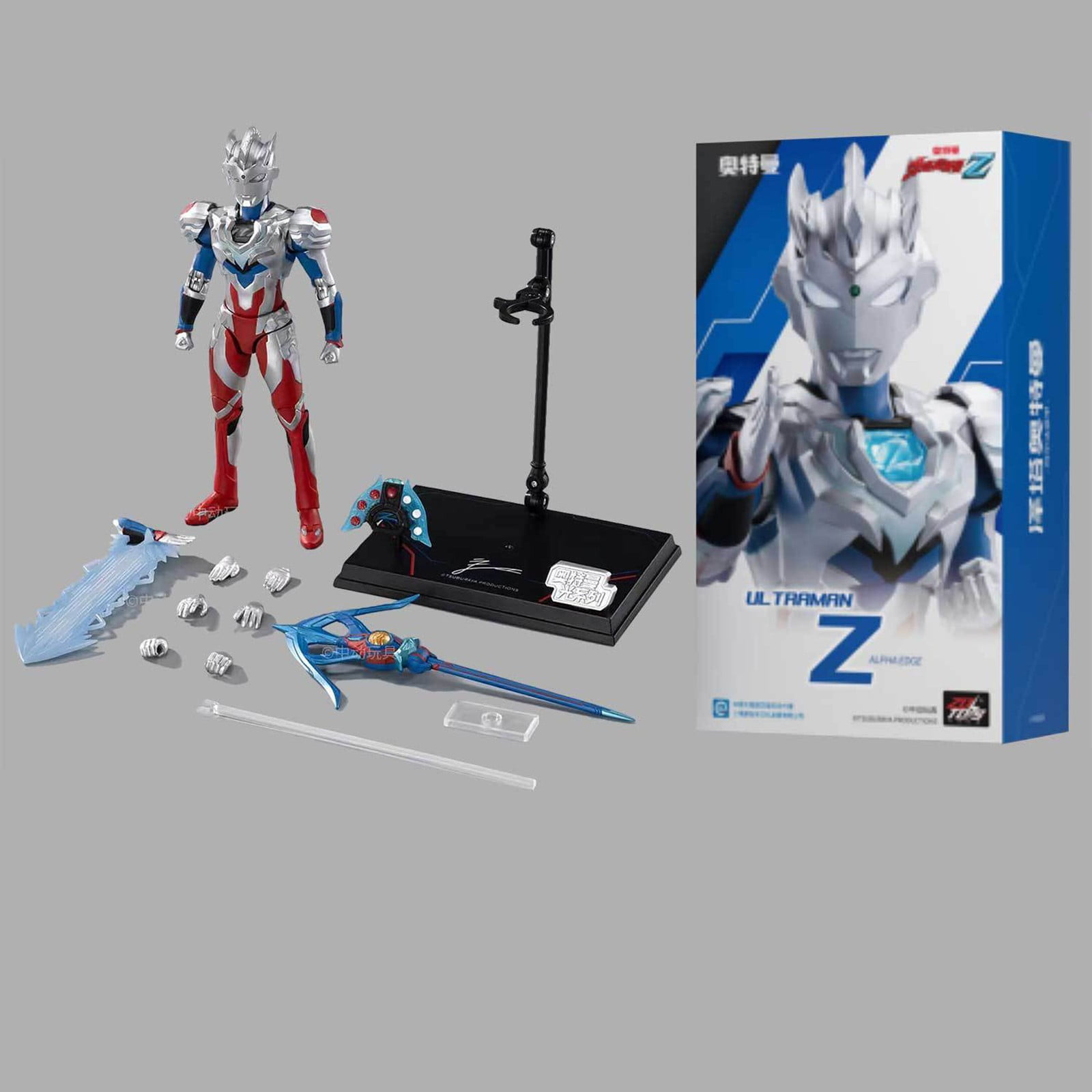 Clearance! 1/10 Scale Ultraman Tiga Articulated Collectible Figure with ...