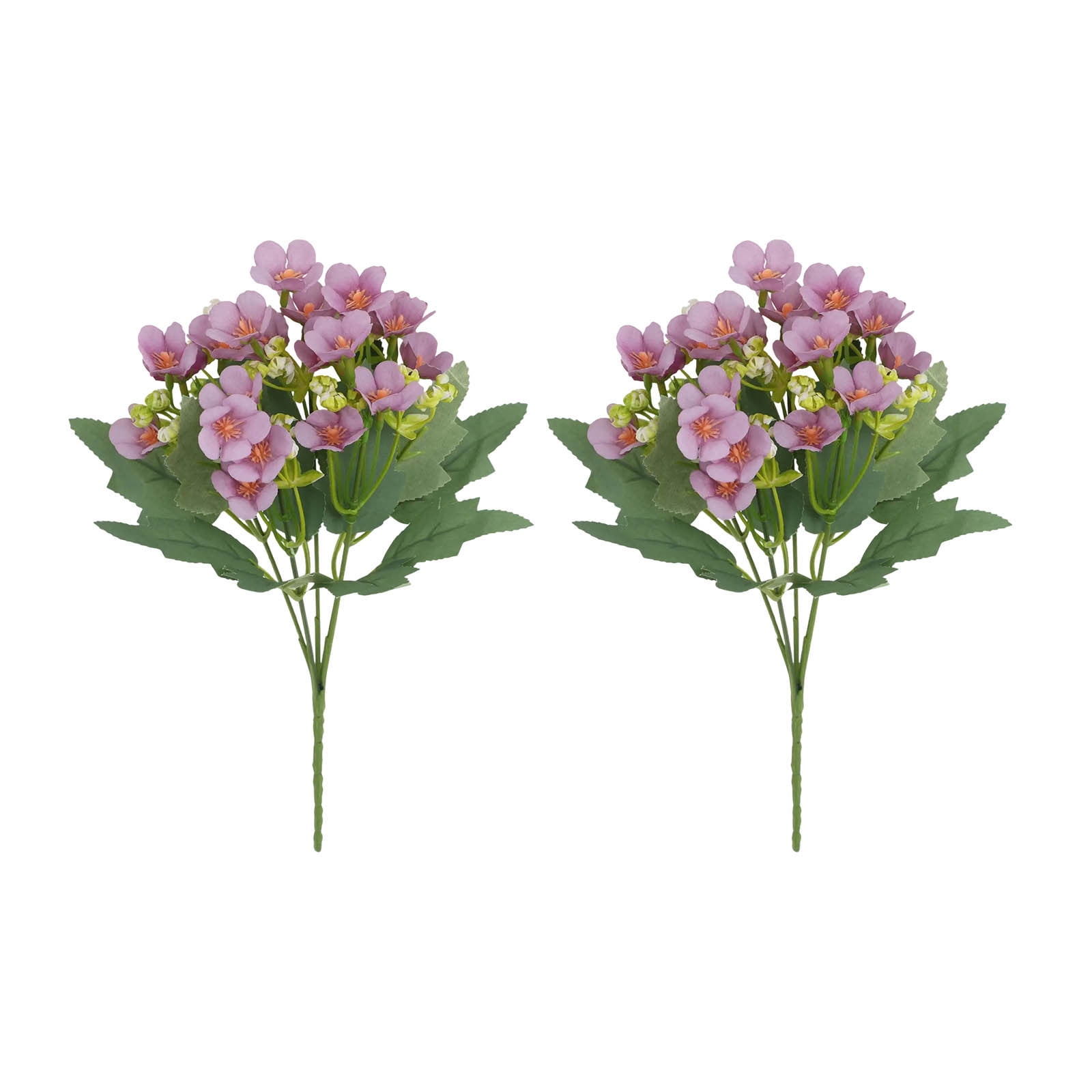 Clearance Under $1 Boovnll Artificial Flowers, 2Pcs Fake Flower Bouquet ...