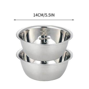 Vikakiooze Stainless Steel Bowl, Metal Bowl, Salad Bowl,Metal Bowls ...