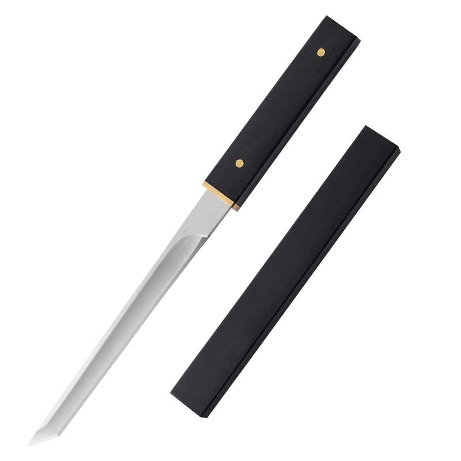 Clearance 1 Portable Camping Straight Steel Knife With Sheath Paring ...