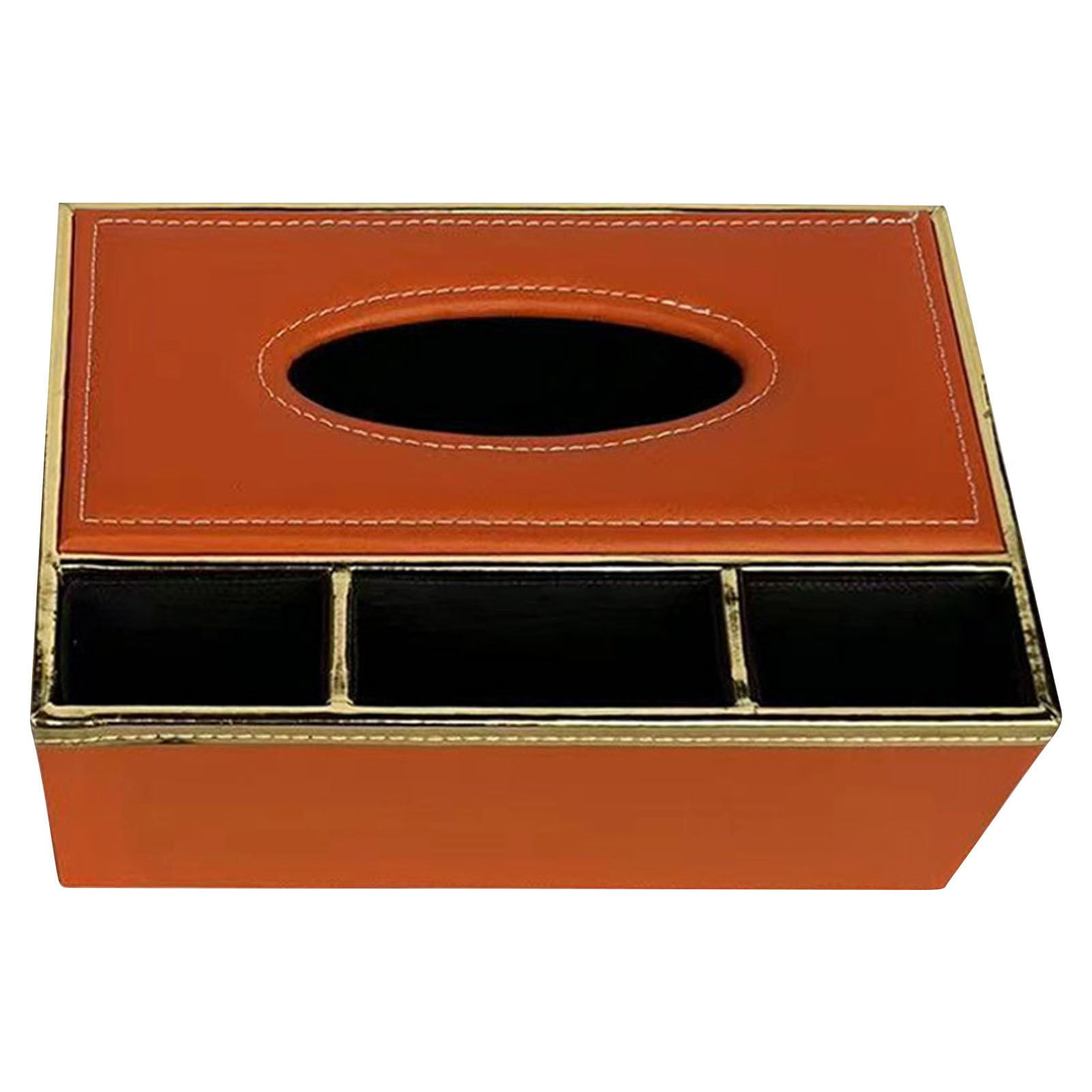 Clearance 1* Tissue Box Multifunctional Leather Tissue Box Creative ...