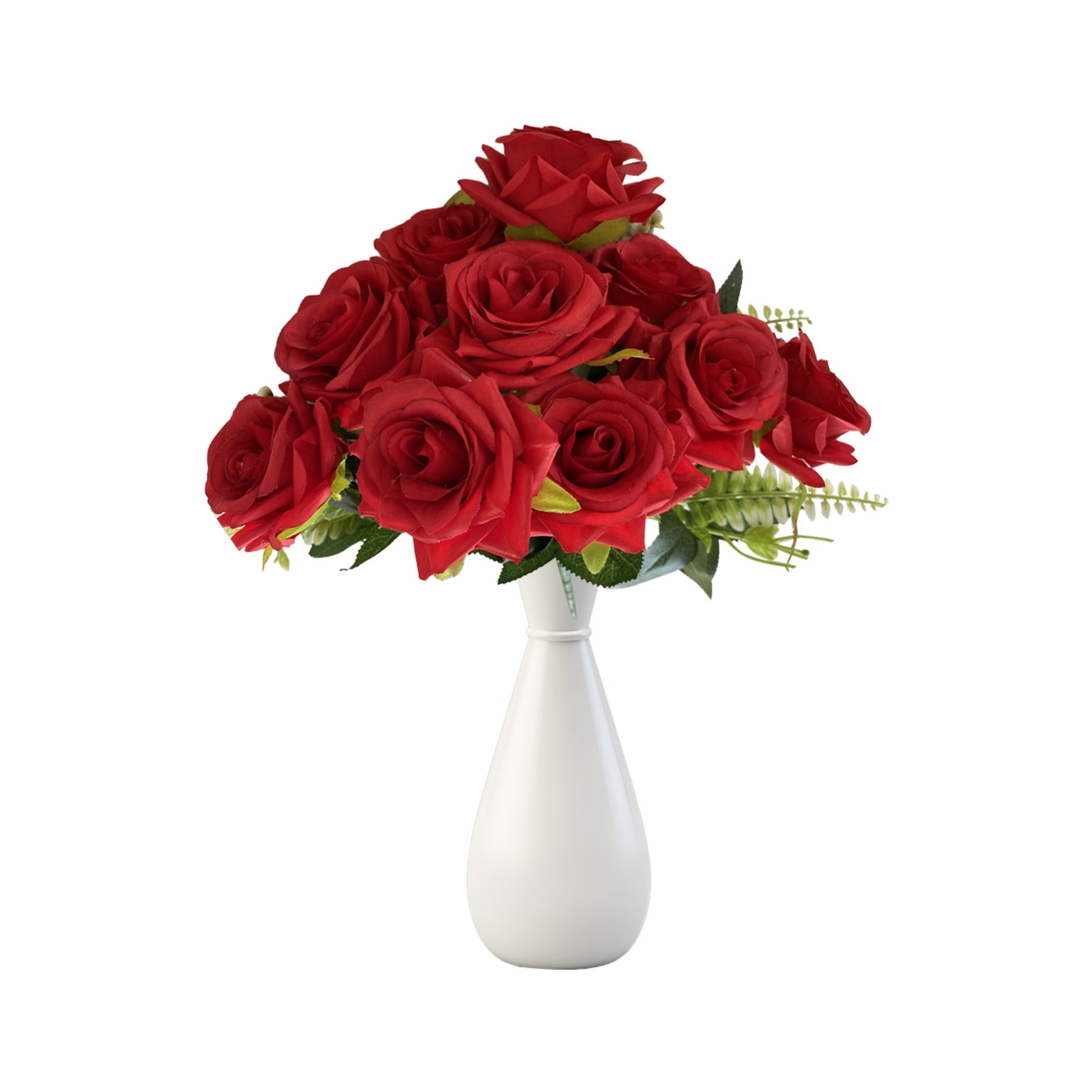 Clearance under $10! Artificial Rose Flower Kingtowag Dusty Silk ...