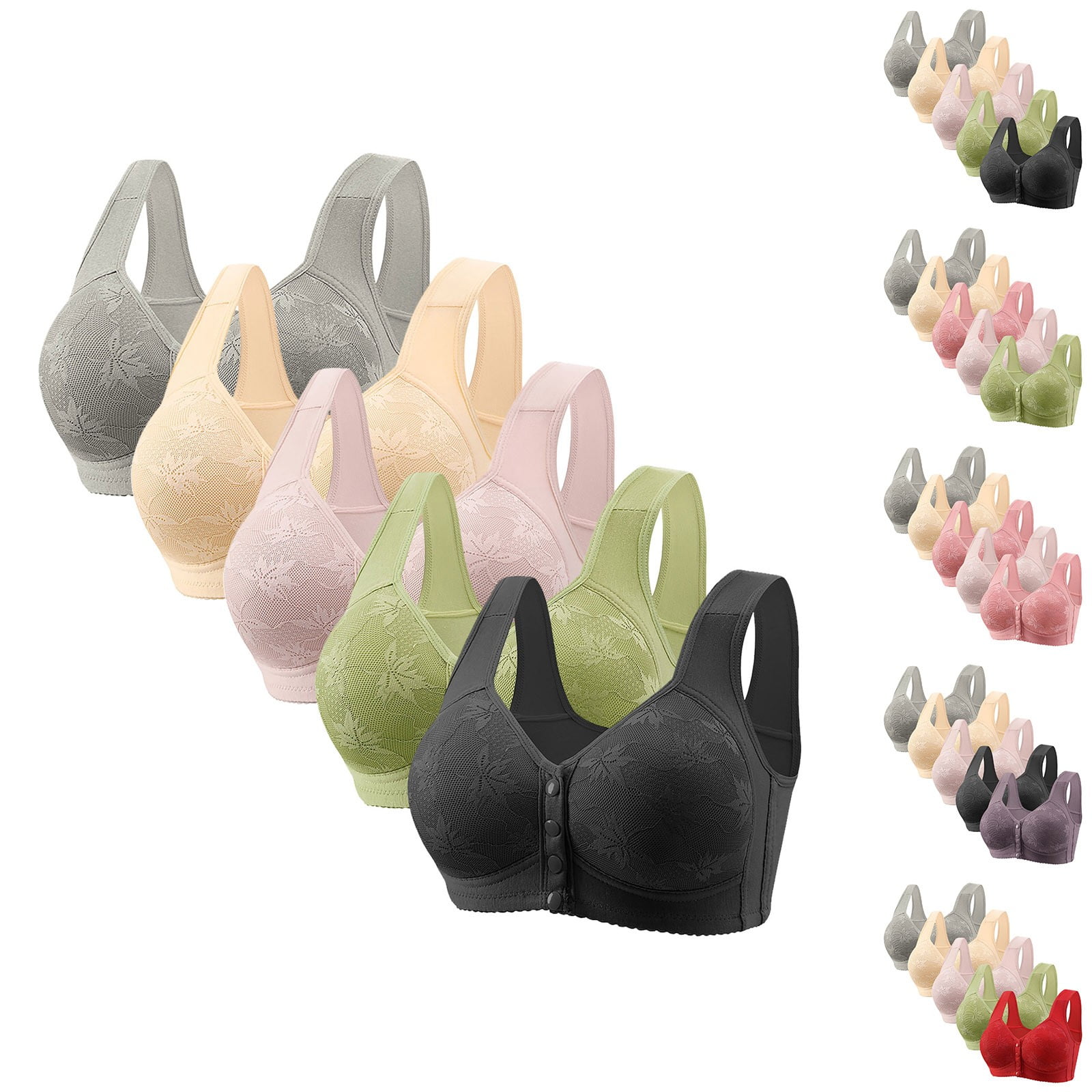 Fshion Suumer Plus Size Bras for Women Sexy Non Magnetic And Non Steel ...