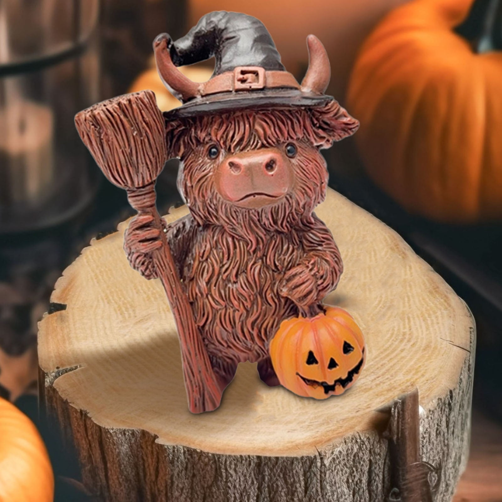 Clearance Under $10 Highland Cow Figurine Highland Cow Resin Ornament ...