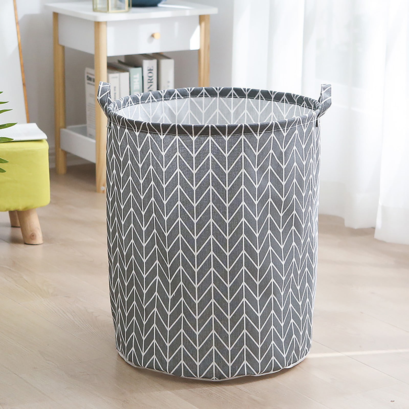 Clearance below $10 Home Textile Storage Laundry Hamper With Handles ...