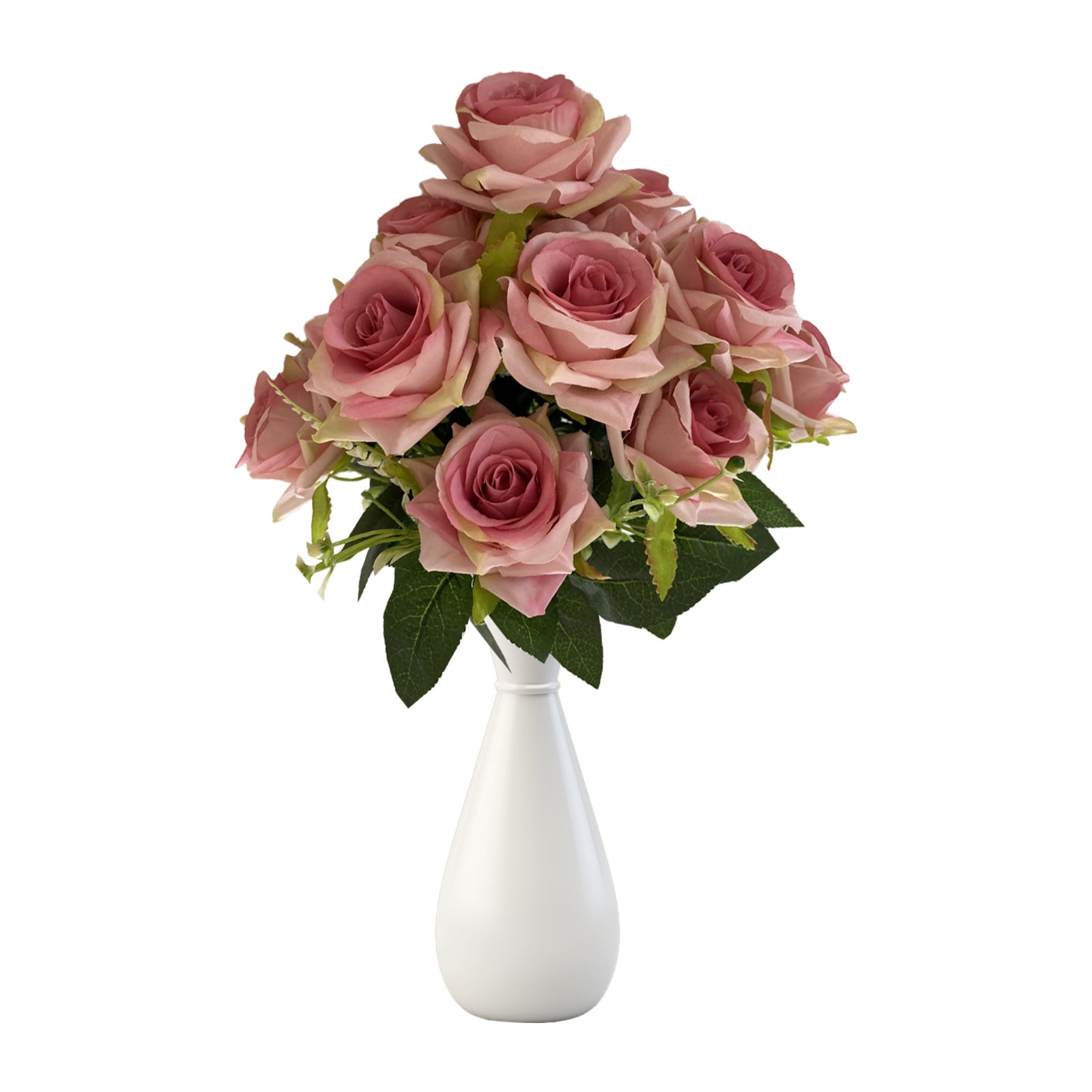 Clearance under $10! Kingtowag Artificial Rose Flower, Simulation 12 ...
