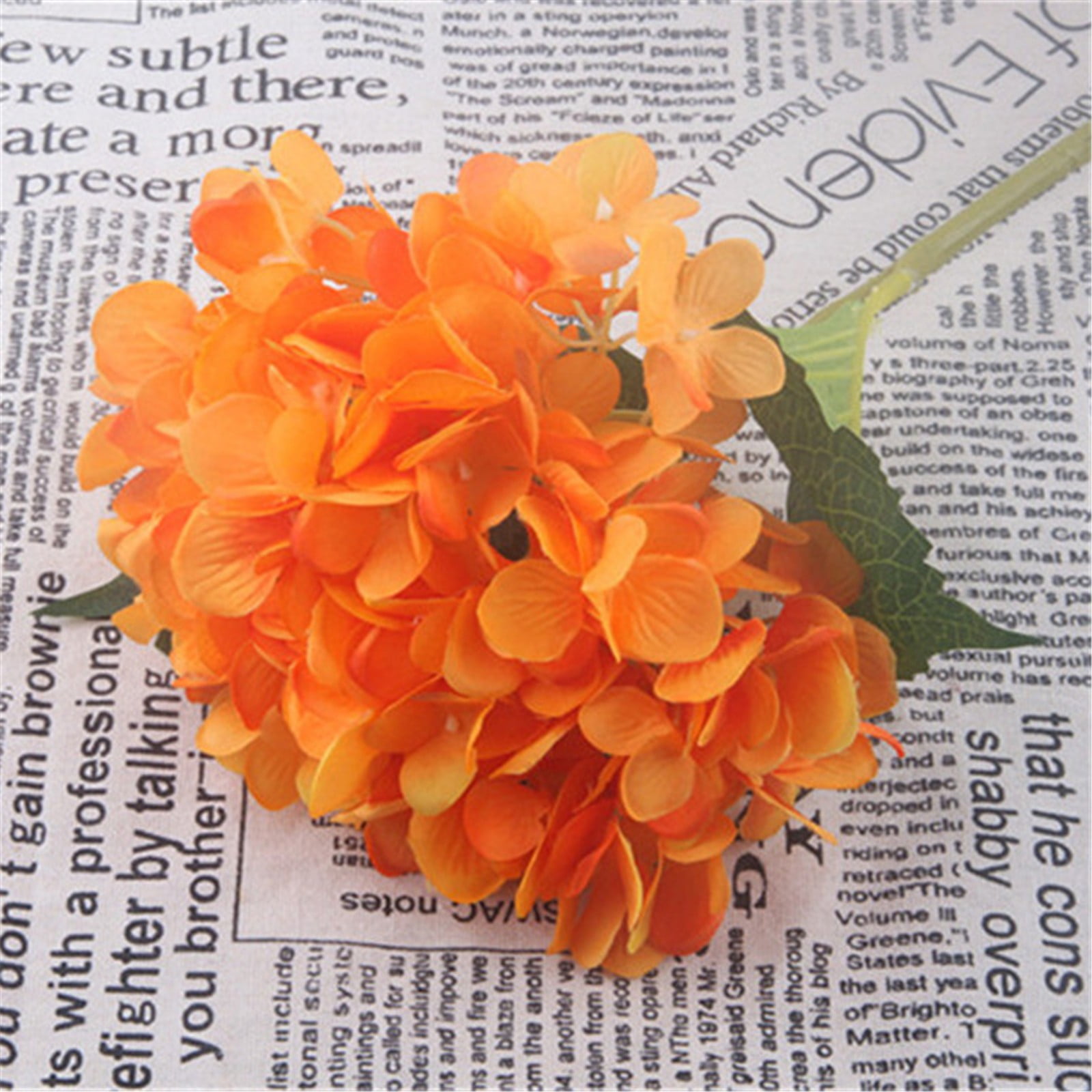 Clearance under $10! Kingtowag Realistic Fake Hydrangea, Artificial ...