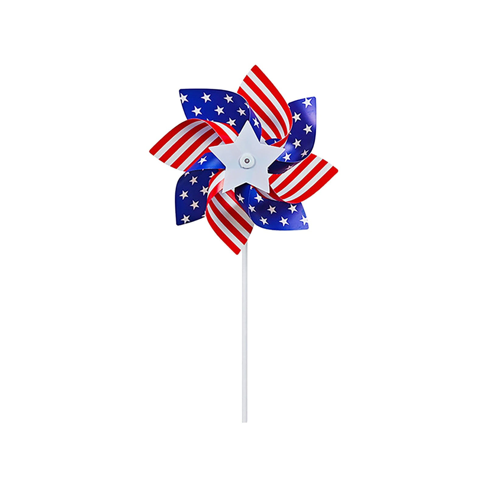 Clearance! 10 Pack American Flag Patriotic Windmill Wind for Yard ...