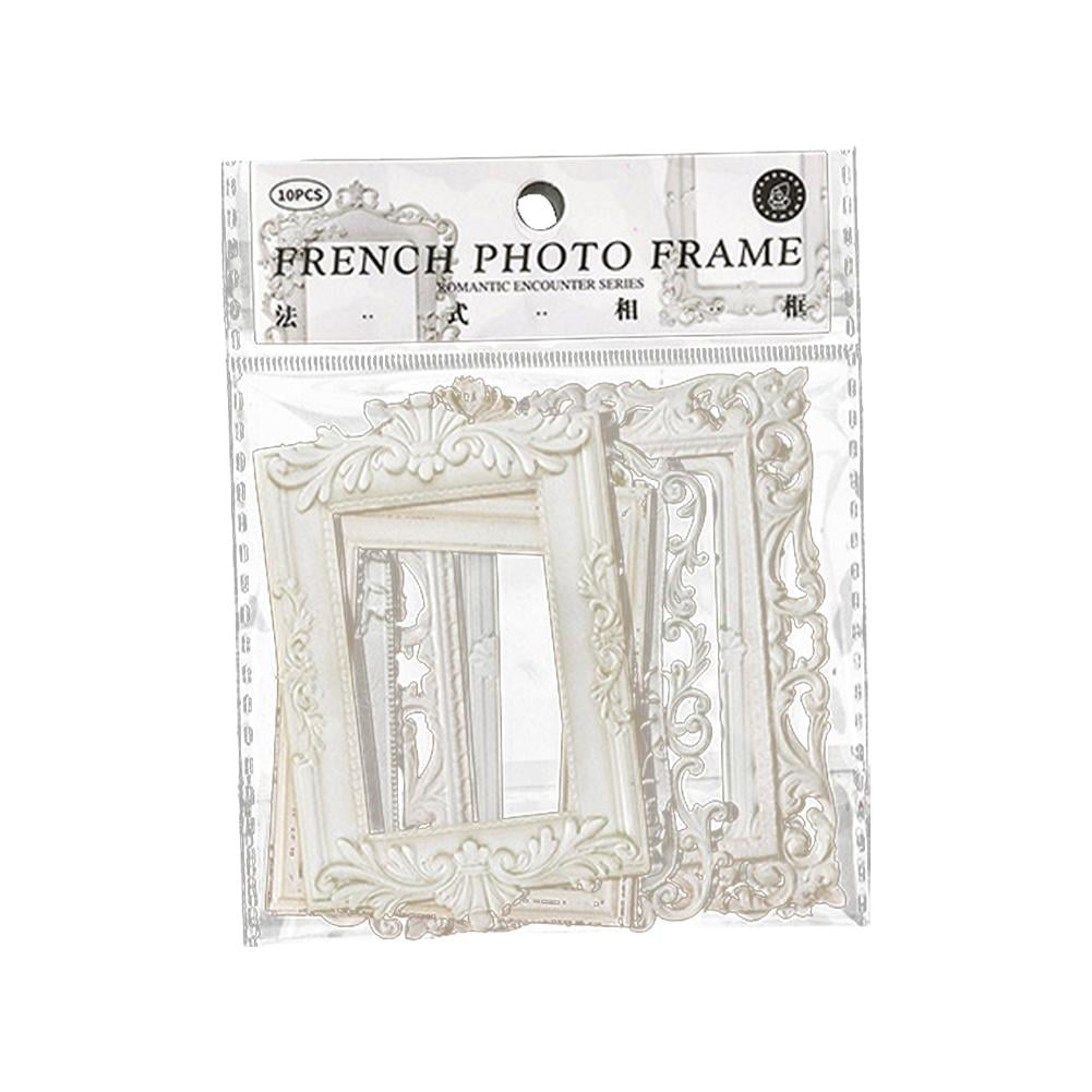 Clearance! 10 Pcs Hollow Embossed Photo Frame Material Paper Junk ...