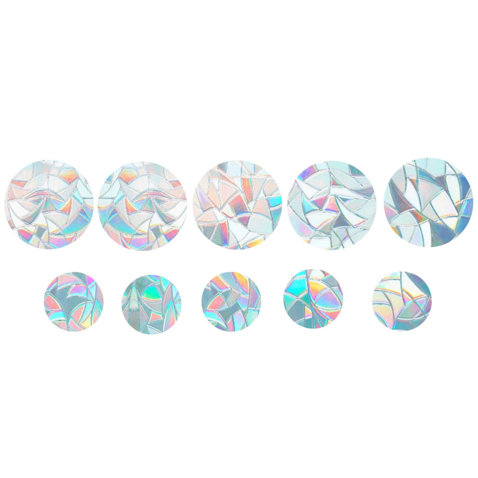 Clearance！10 Pieces Circle Window Clings Anti Collision Window Decals ...