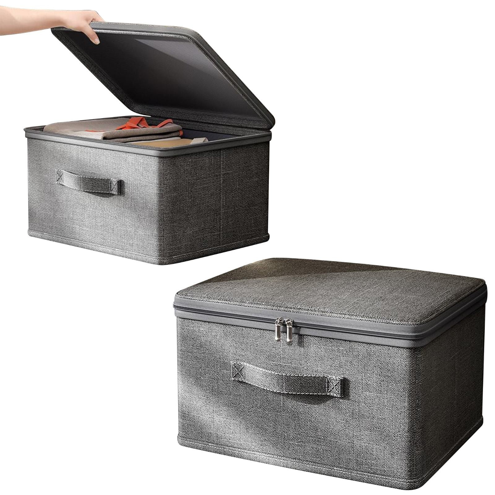 Clearance Under $10 Shelf Storage Basket Wardrobe Organizer Box Fabric ...