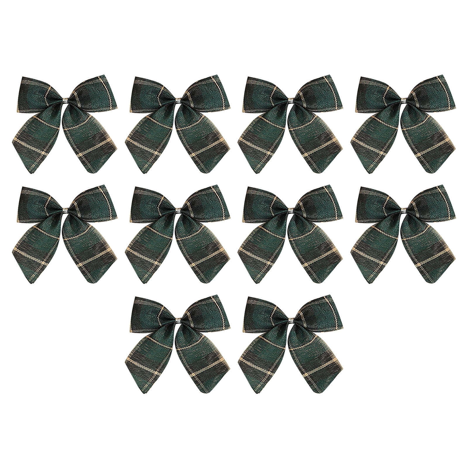 Clearance 10PCS Christmas Bows Various Styles Bows Fabric Christmas ...