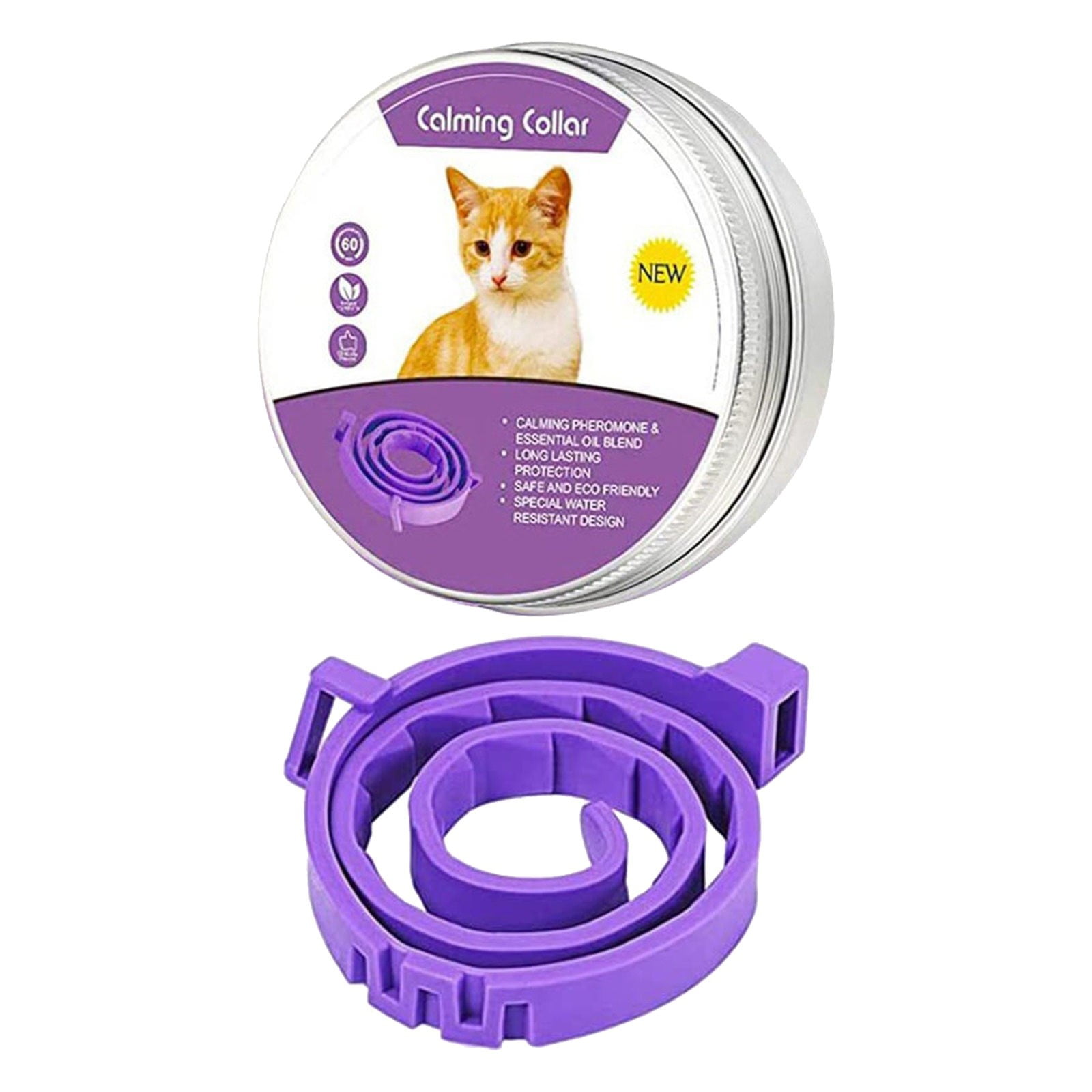 Clearance Under $15 Pet Collars Calming Collar for Cats Adjustable Cat ...