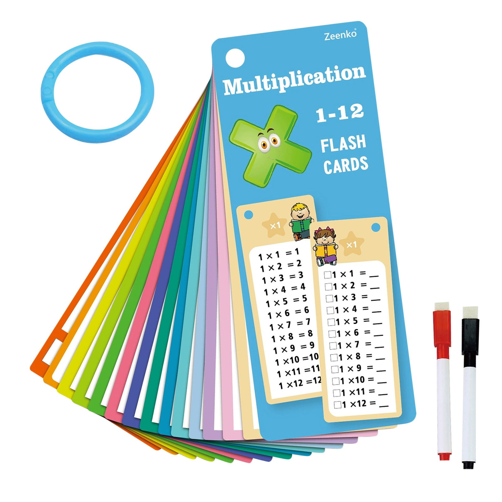 Clearance!!! 15pc Division Method Cards 0 12 Times Table Card With 2 ...