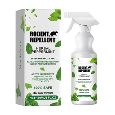 Mighty Mint Gallon - Peppermint Oil Spray, Mice and Rat Deterrent ...