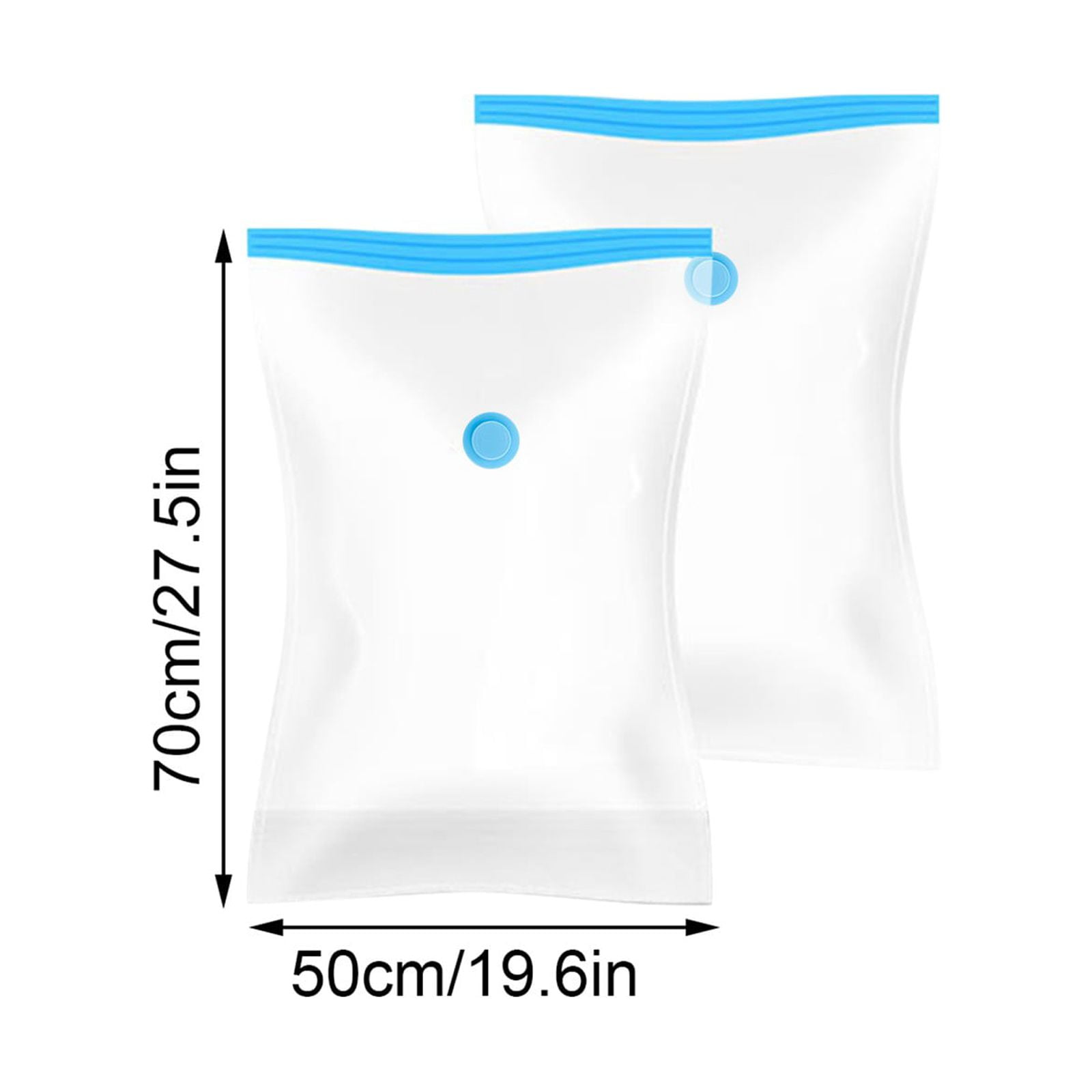 1PC Vacuum Storage Space Saving Bag Compressed Travel Reusable Large ...