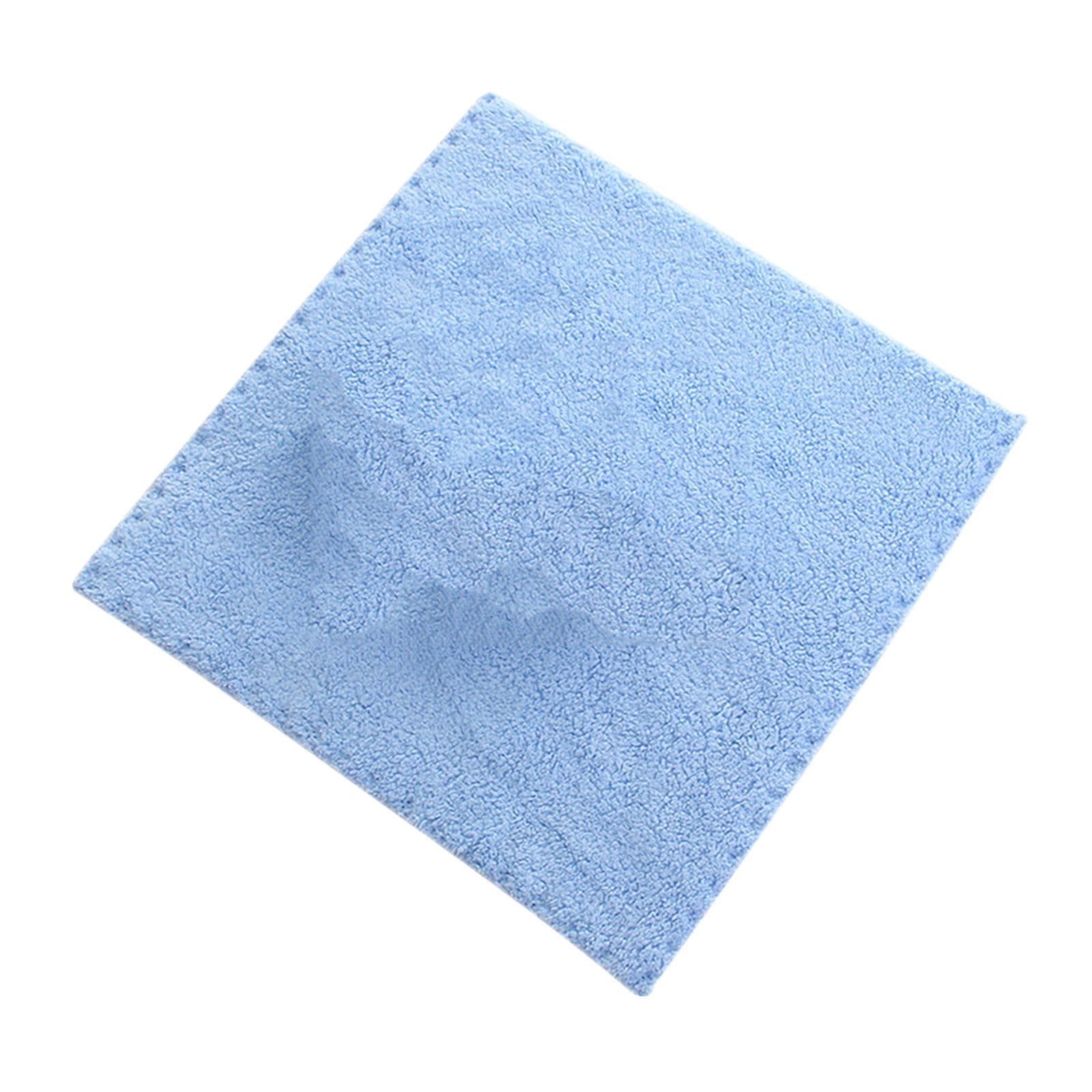 Clearance 1X Towel Coral Fleece Square Handkerchief Soft Absorbent Towel Dish Towels 30*30Cm ...