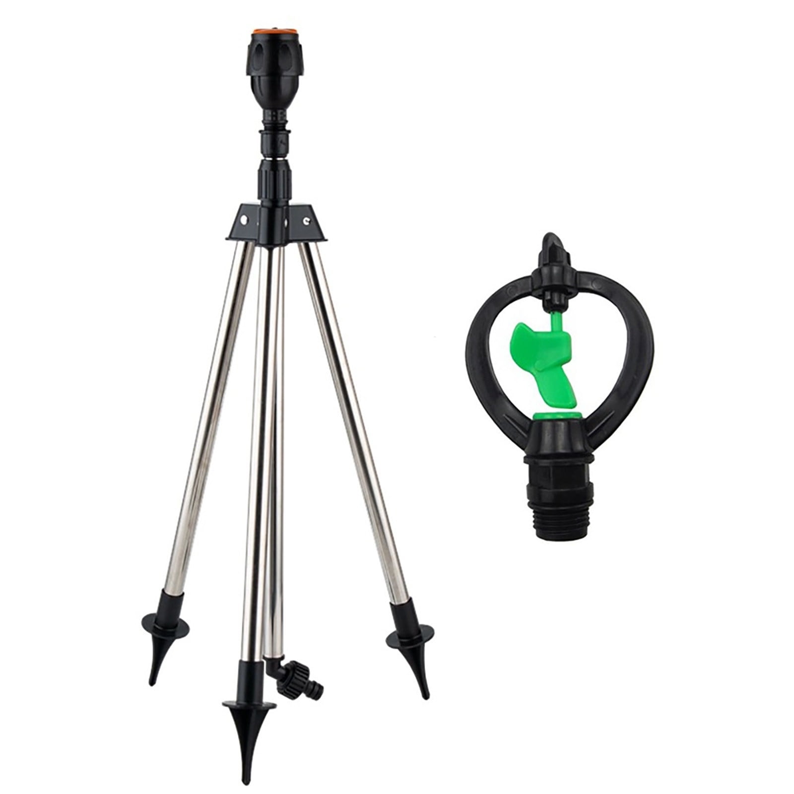 Clearance Under $20 Rotating Tripod Lawn Sprinkler for Yard, 360 Degree ...