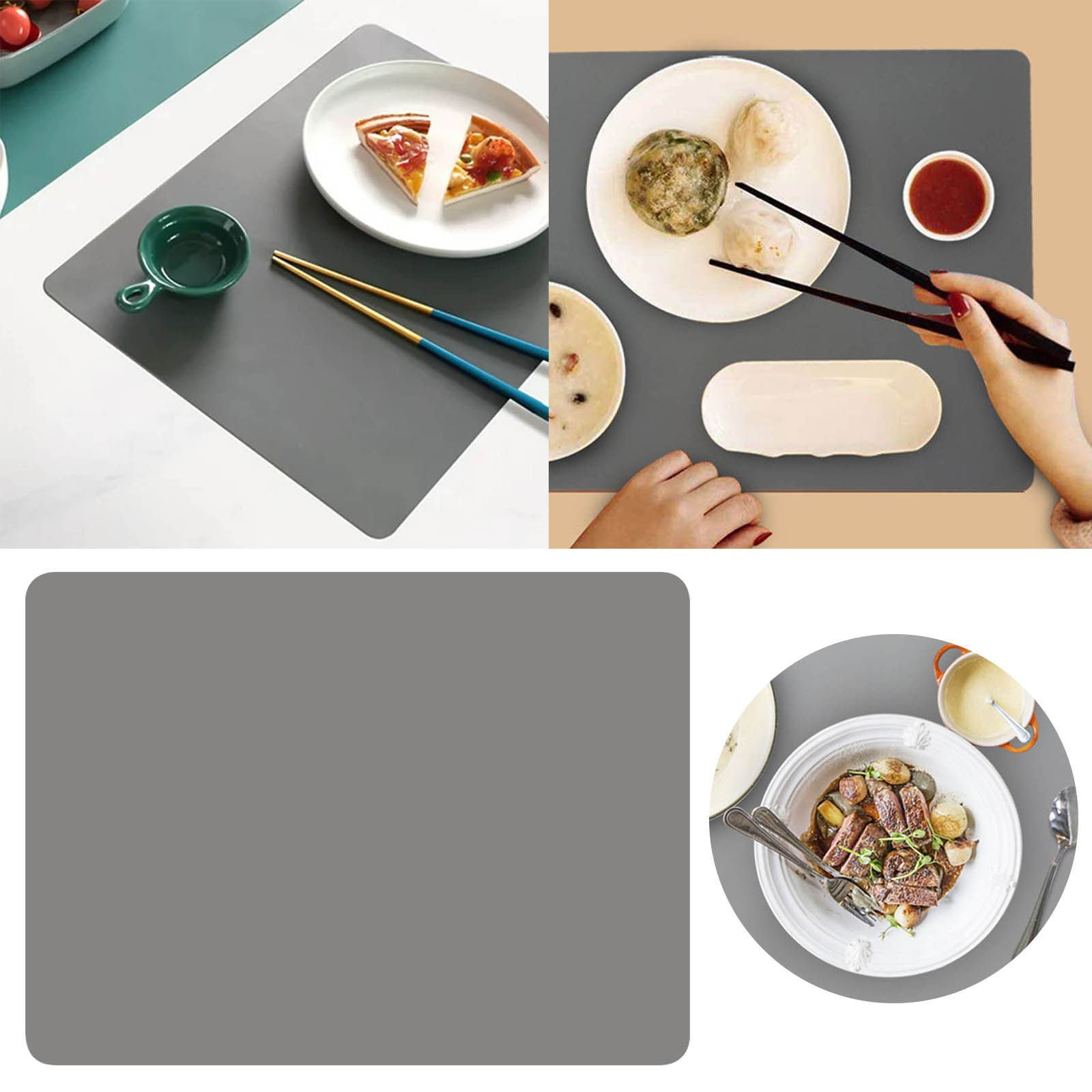 Clearance! 2024! Elegant Placemats, Silicone Placemats Placemats For ...