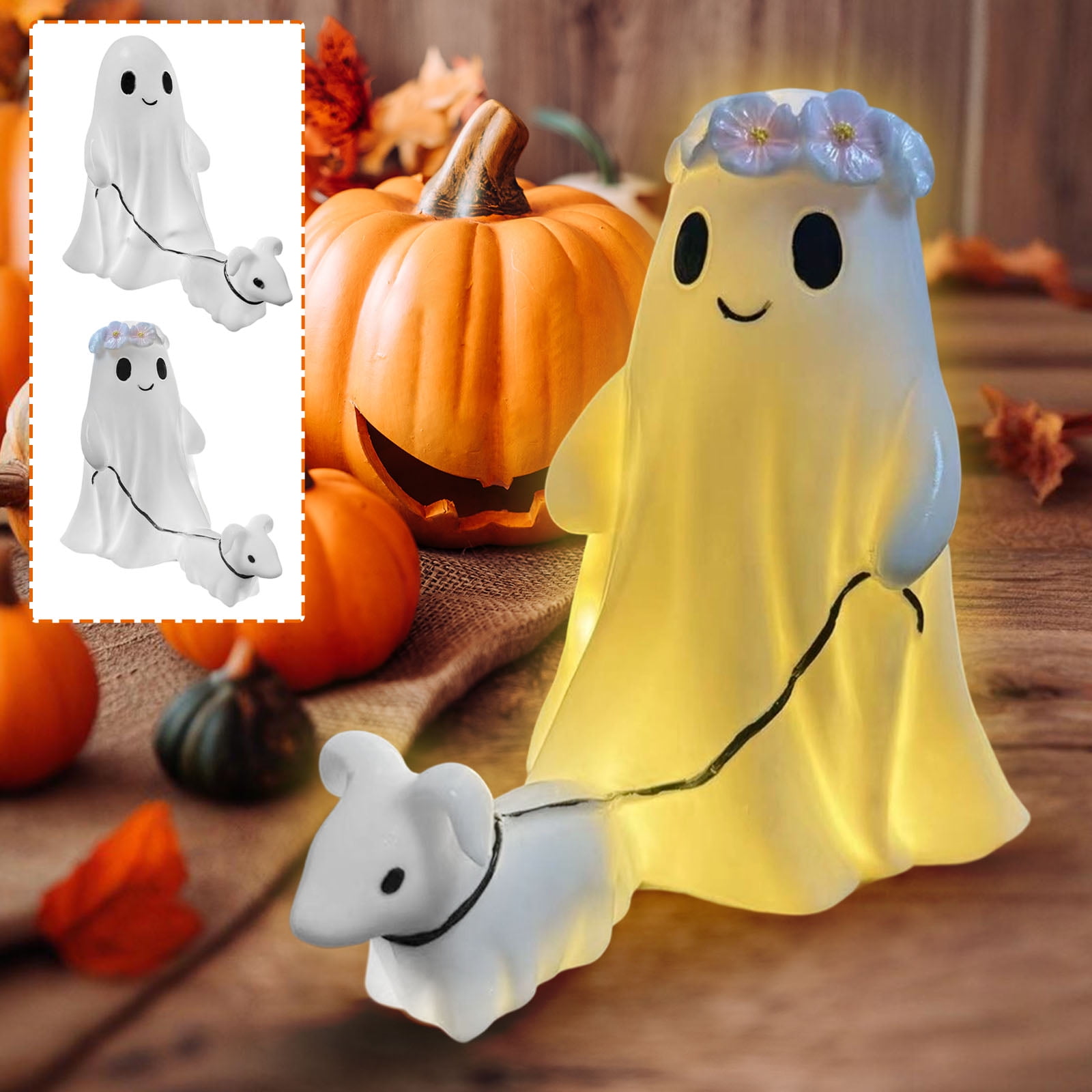 Clearance 2025!Ghost Walking Dog Statue, Ghost Walking Dog Statue,Ghost ...