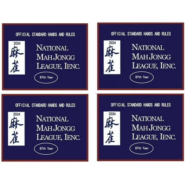 Clearance 2025 National Standard Mahjong Cards Official Rules and Hands ...