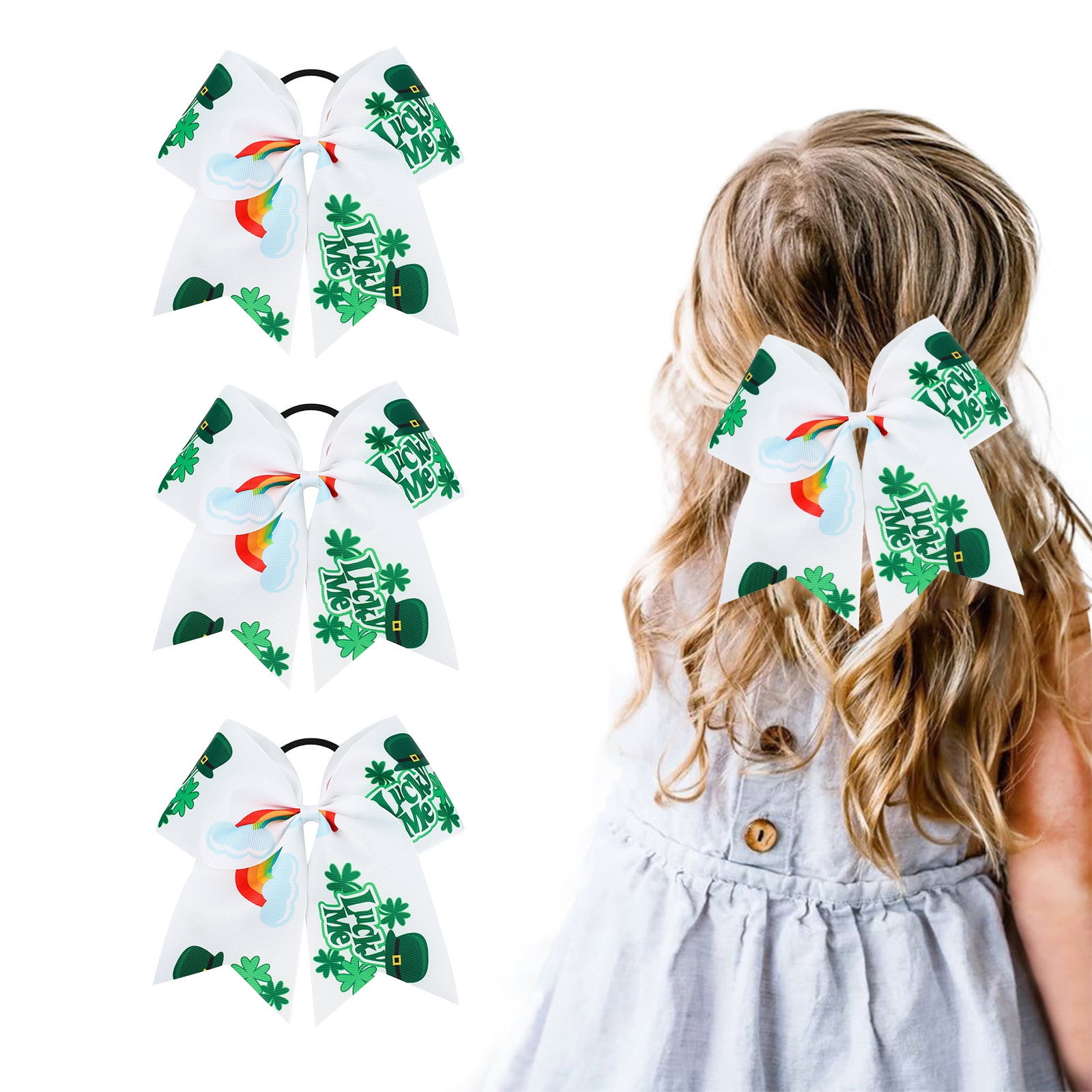 Clearance 2025 New Irish Festival Hair Clips Bow Hair Clips St. Patrick ...