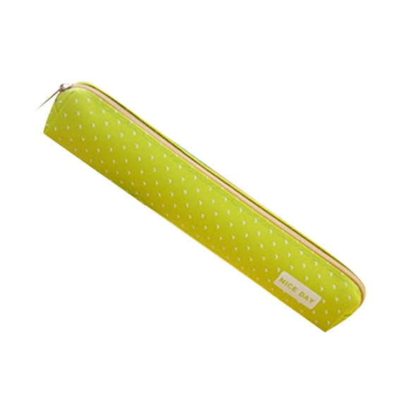 Clearance 2026 ZZYuan Long Polka Dot Candy Color Pencil Case Creative ...