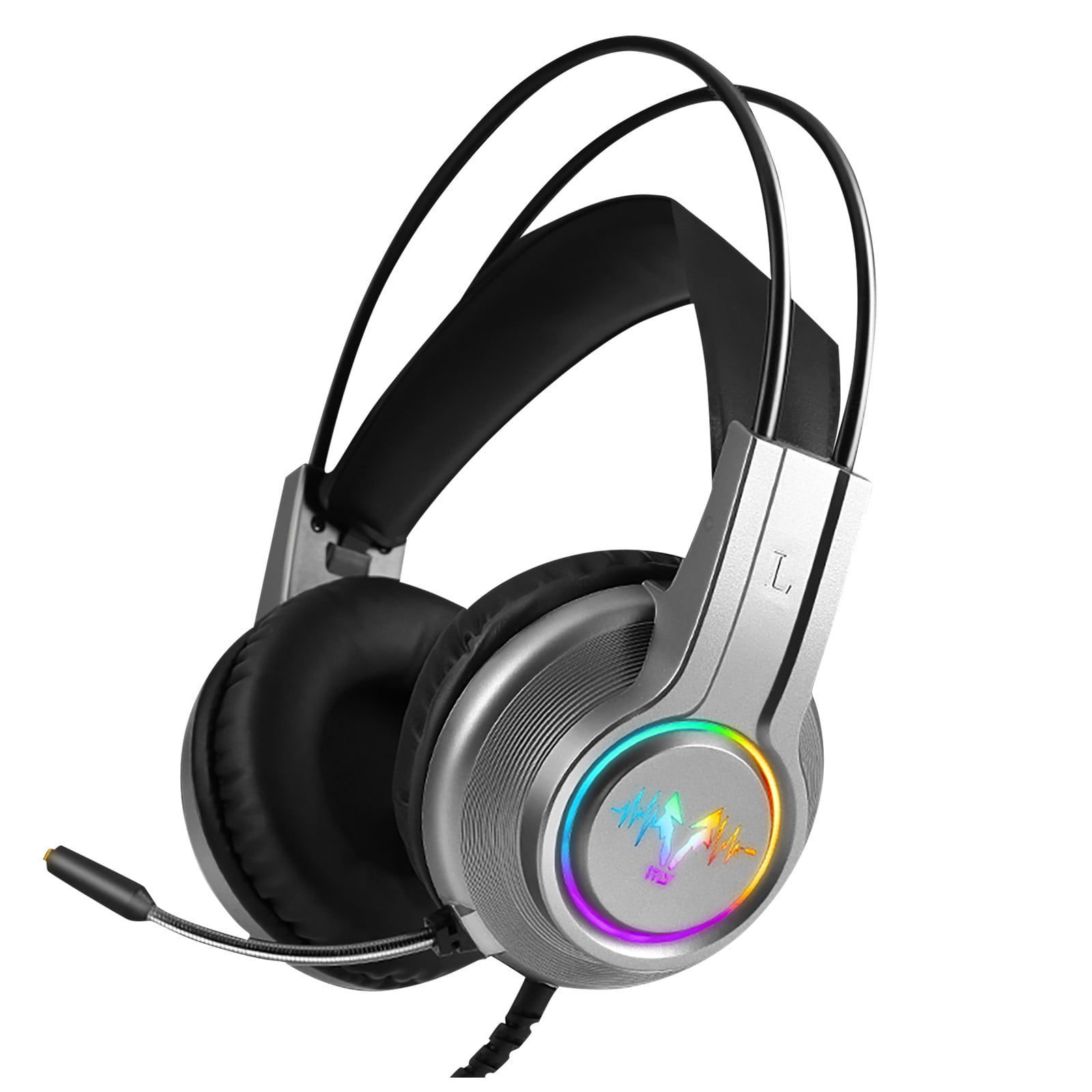 20Ft Extra Long Cord Headphones for TV & PC with Volume Control, Wired ...